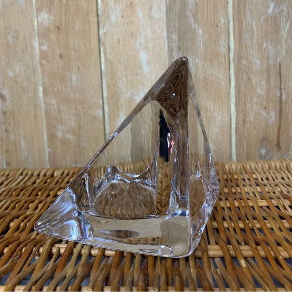 Pier 1 | Accents | Pier Pyramid Glass Taper Candle Holder | Poshmark